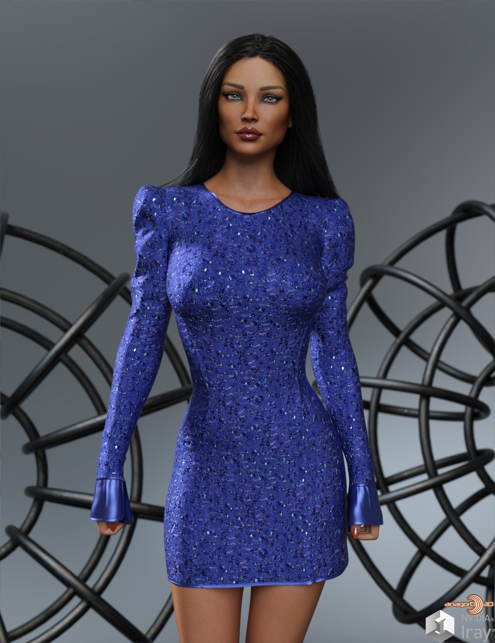 VERSUS - dForce Enchanted Dress Genesis 8-8.1F and G9 | Daz 3D