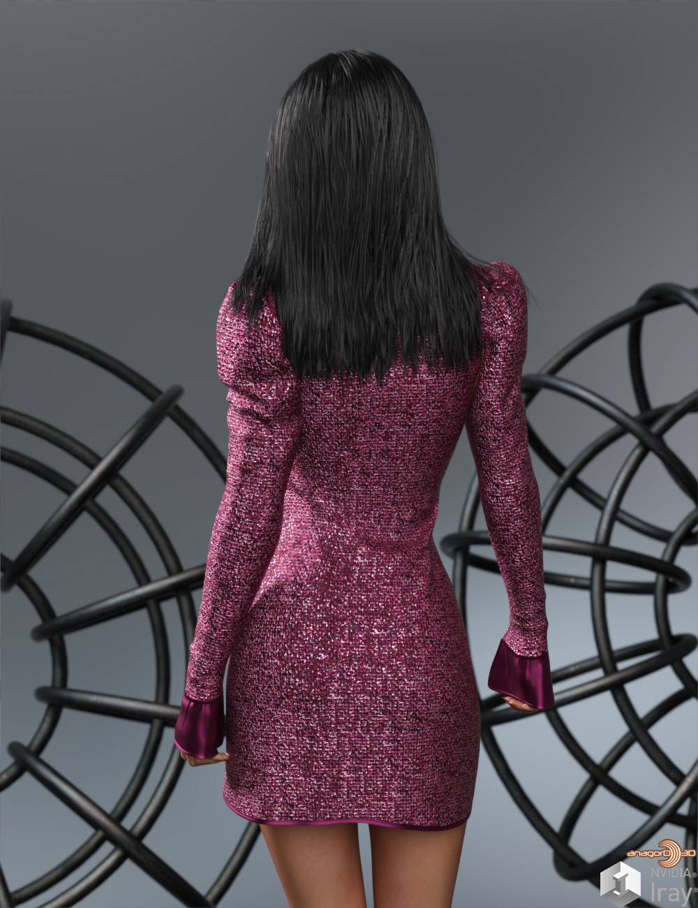 VERSUS - dForce Enchanted Dress Genesis 8-8.1F and G9 | Daz 3D