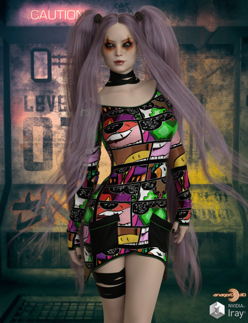 VERSUS - dForce Emo Doll III for Genesis 8 and 8.1F | Daz 3D