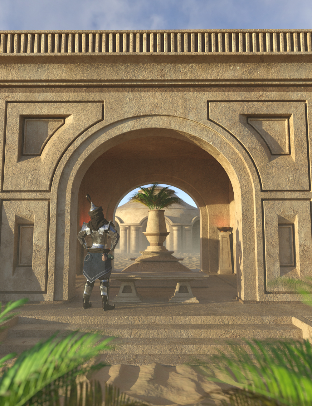 Egyptian Urban Buildings 1 | Daz 3D
