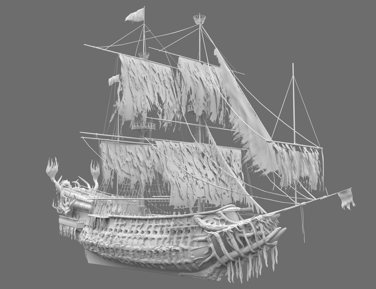XI Dreaded Pirate Ship | Daz 3D