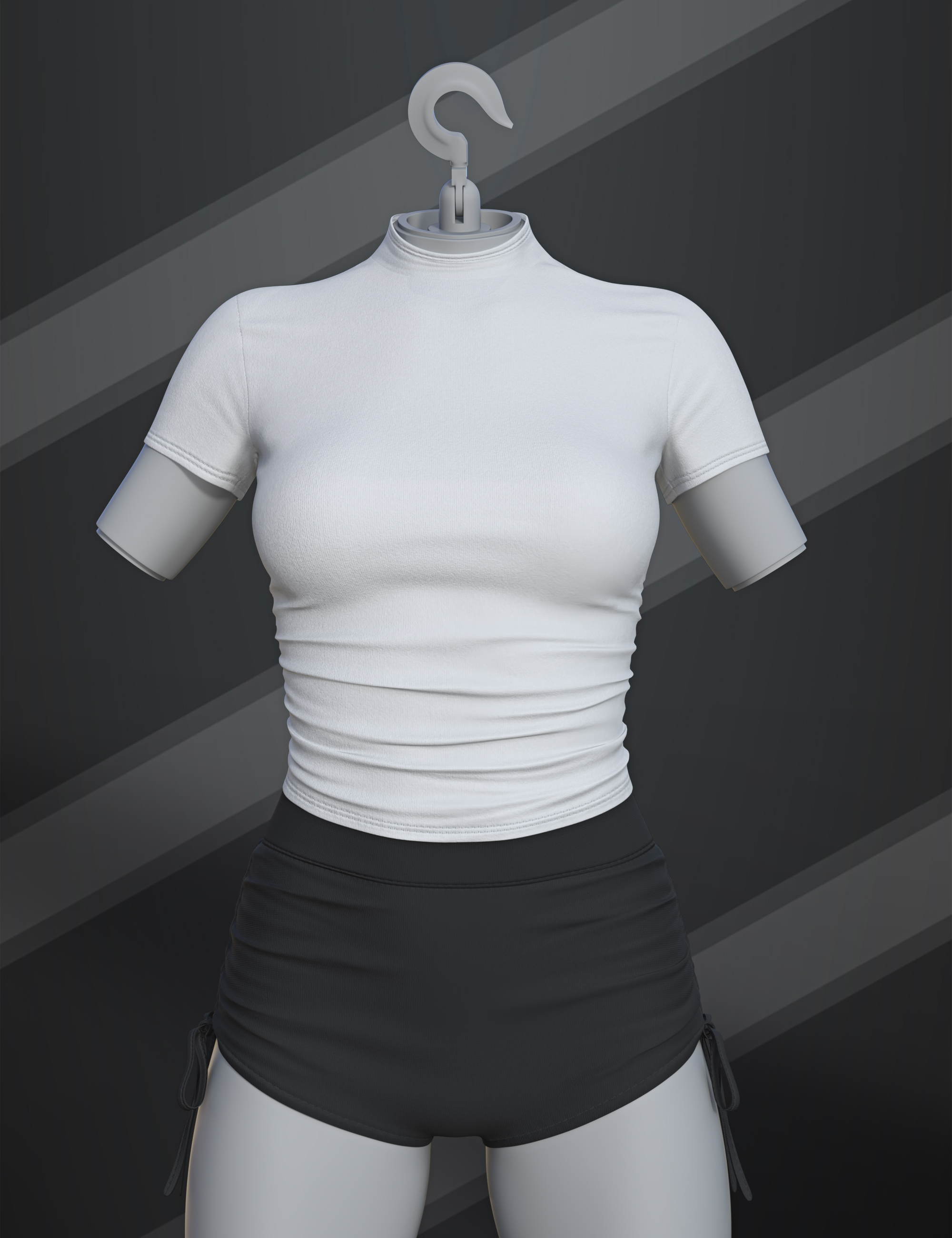 dForce SU Fitness Clothing for Genesis 9, 8.1, and 8 Female | Daz 3D