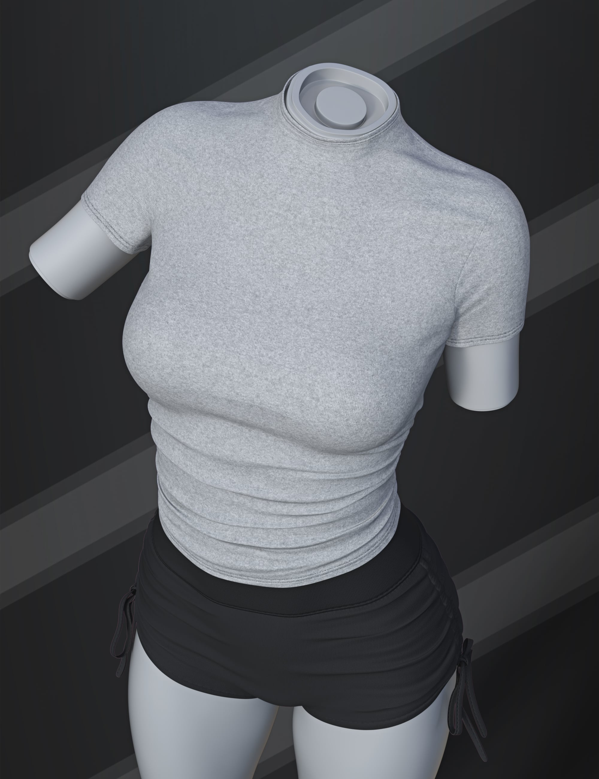 dForce SU Fitness Clothing for Genesis 9, 8.1, and 8 Female | Daz 3D