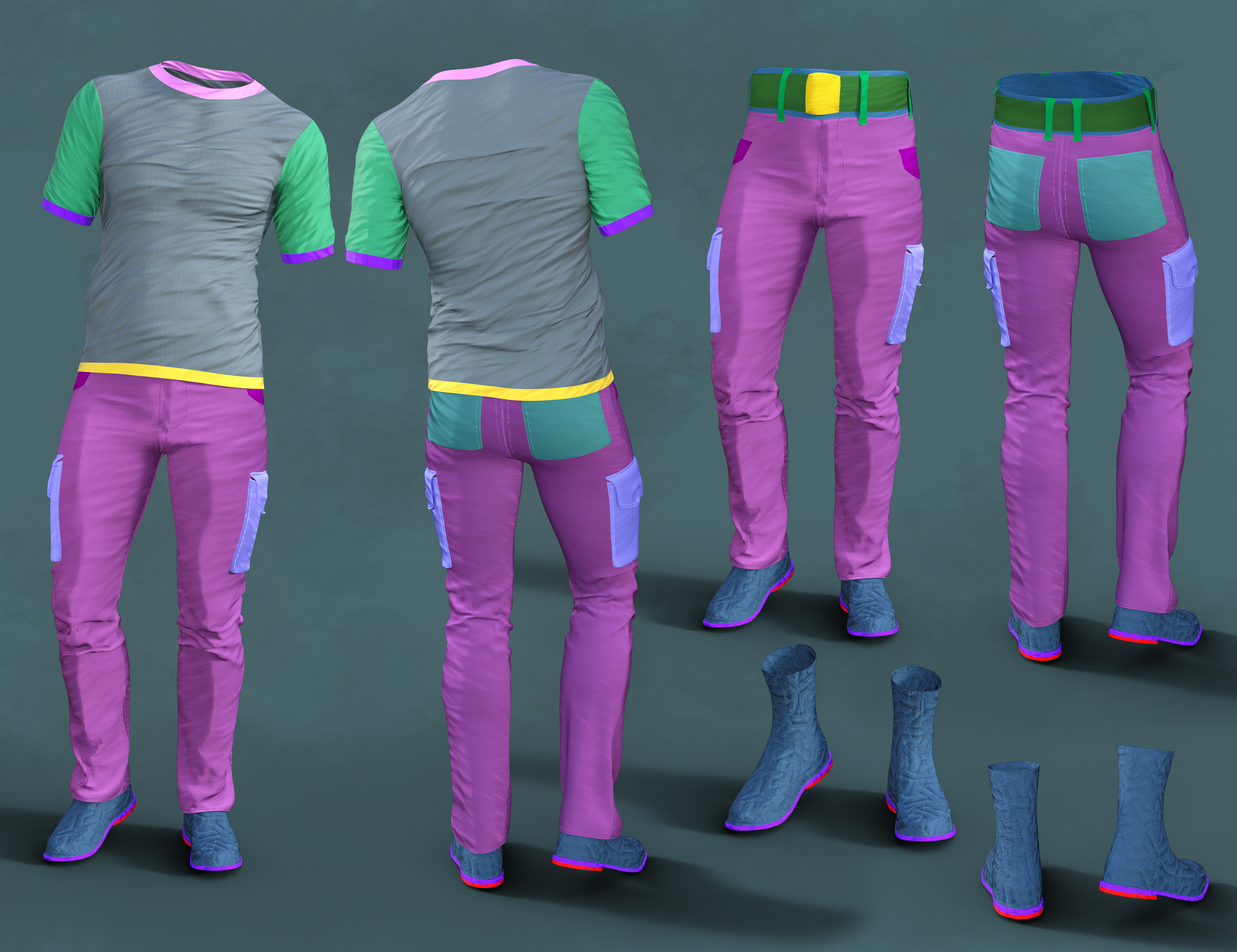 City Melvin Outfit for Genesis 9 | Daz 3D