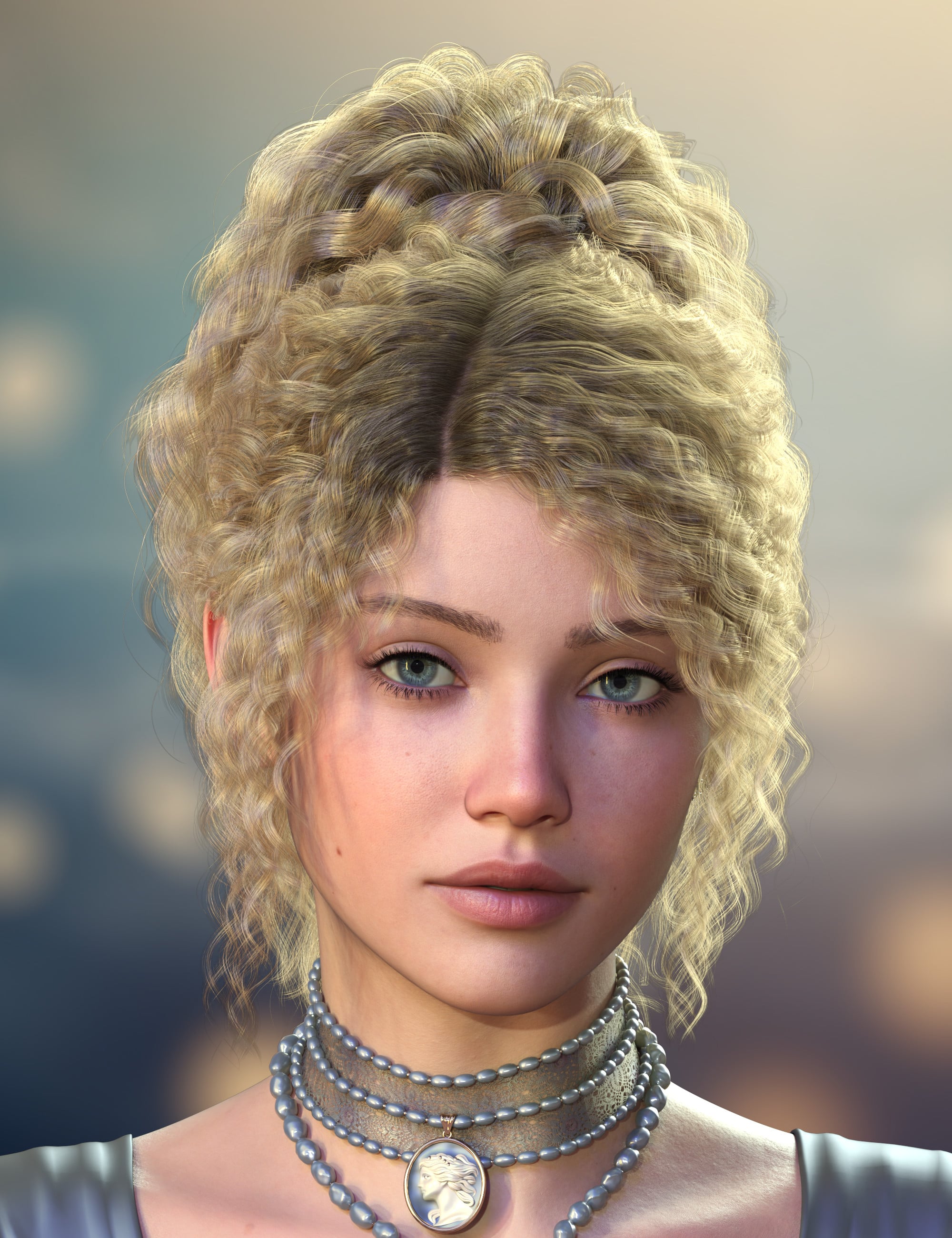 ALO Kymatia Hair for Genesis 9, 8 and 8.1 Female | Daz 3D