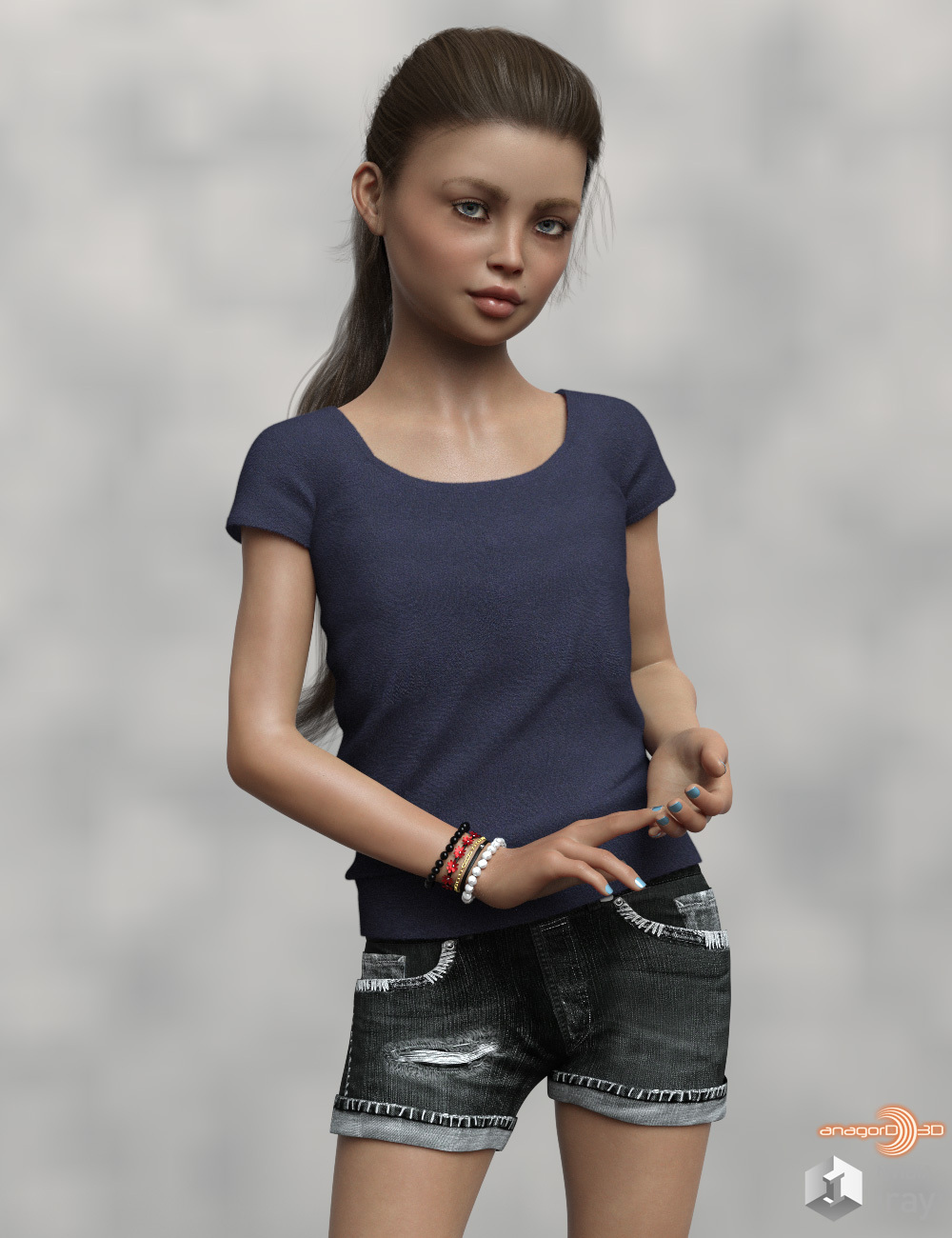 Teen Jilly G8F | Daz 3D
