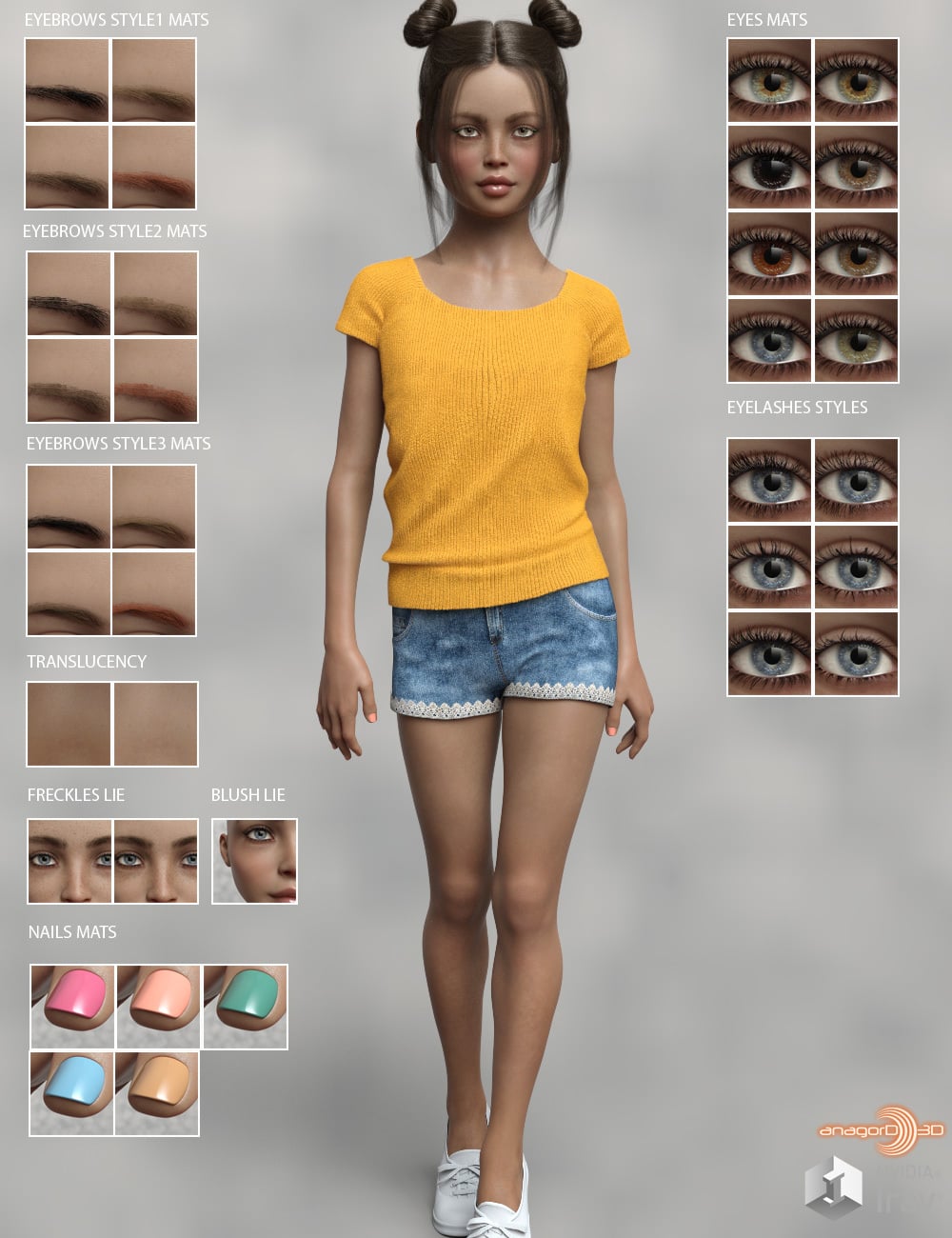 Teen Jilly G8F | Daz 3D
