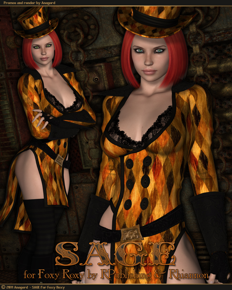 SAGE for Foxy Roxy | Daz 3D