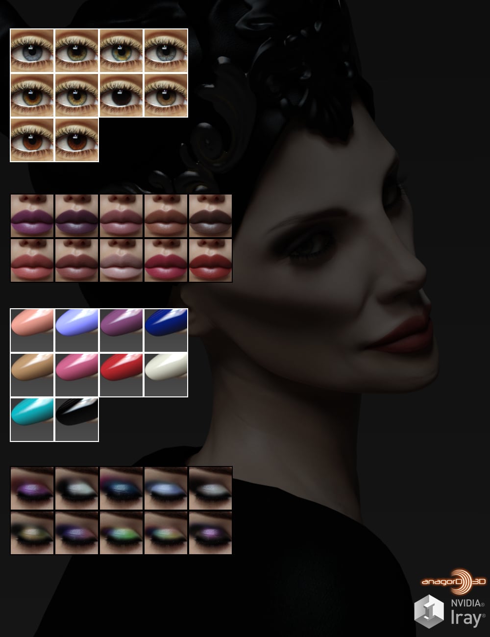 Mrs Evil HD for Victoria 8 | Daz 3D