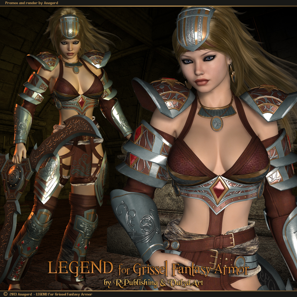 LEGEND for Grissel Fantasy Armor | Daz 3D