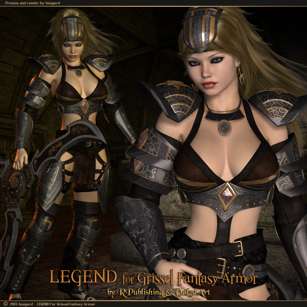LEGEND for Grissel Fantasy Armor | Daz 3D