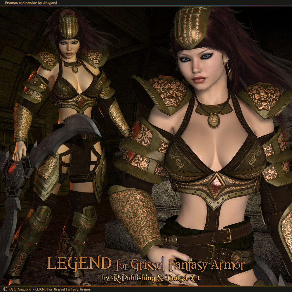 LEGEND for Grissel Fantasy Armor | Daz 3D