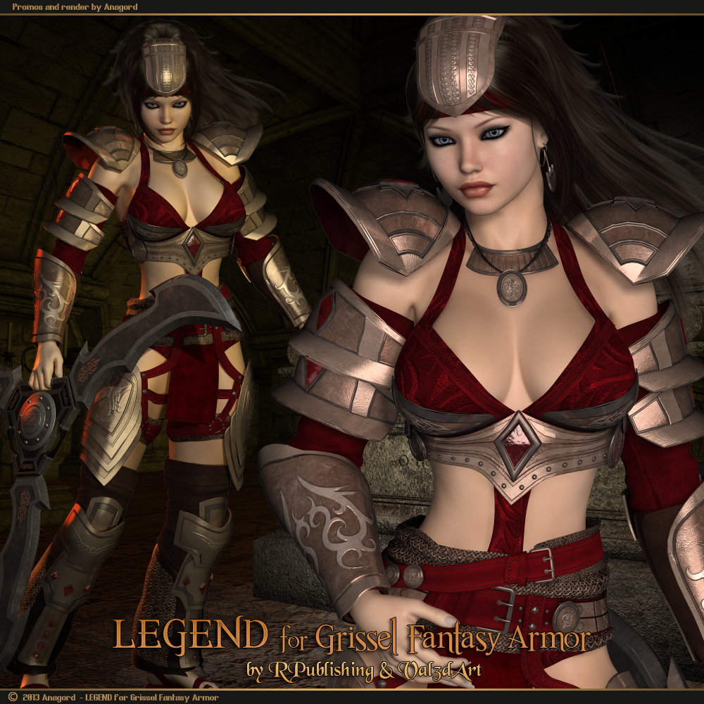 LEGEND for Grissel Fantasy Armor | Daz 3D