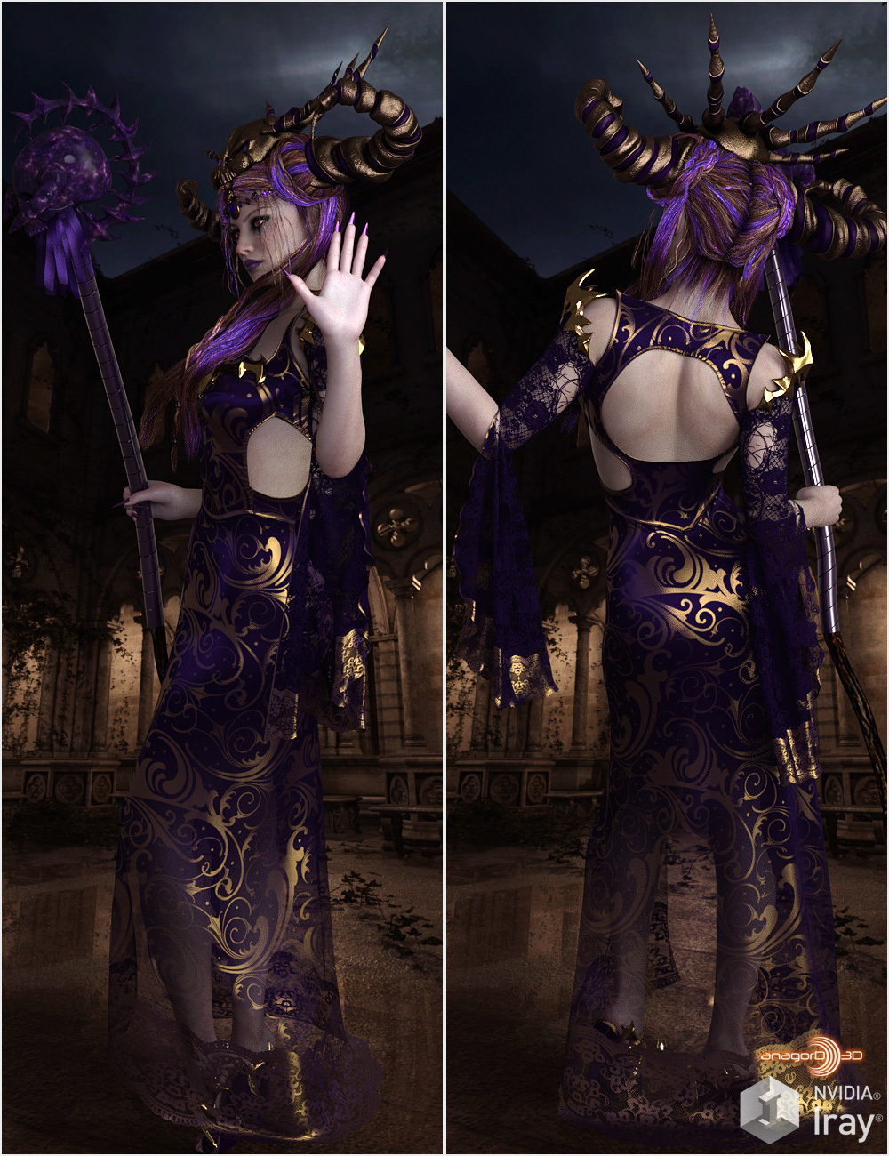 HEROINE - dForce Corruption for Genesis 8 Females | Daz 3D