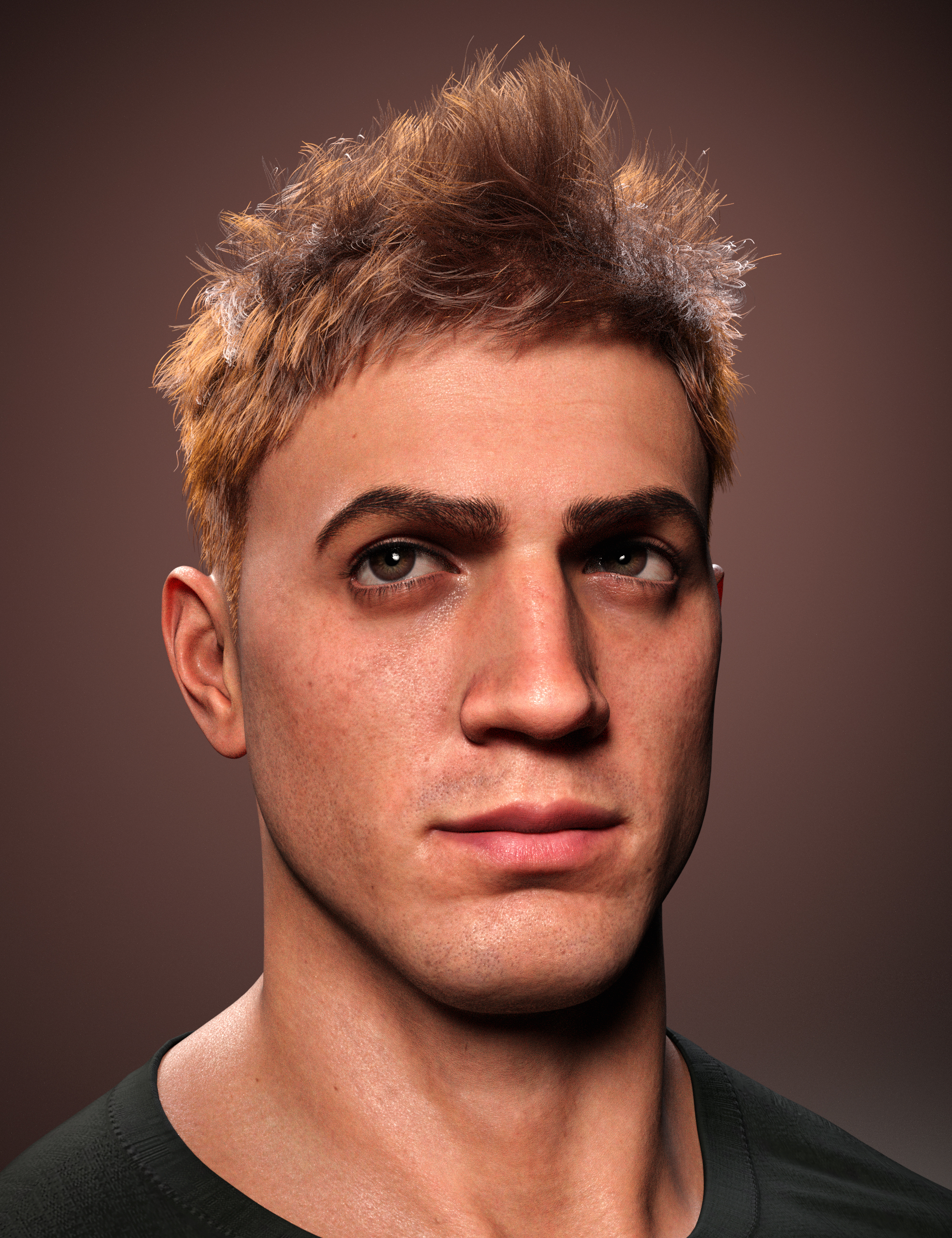 dForce FE Strand-Based Airplane Hair for Genesis 9 | Daz 3D