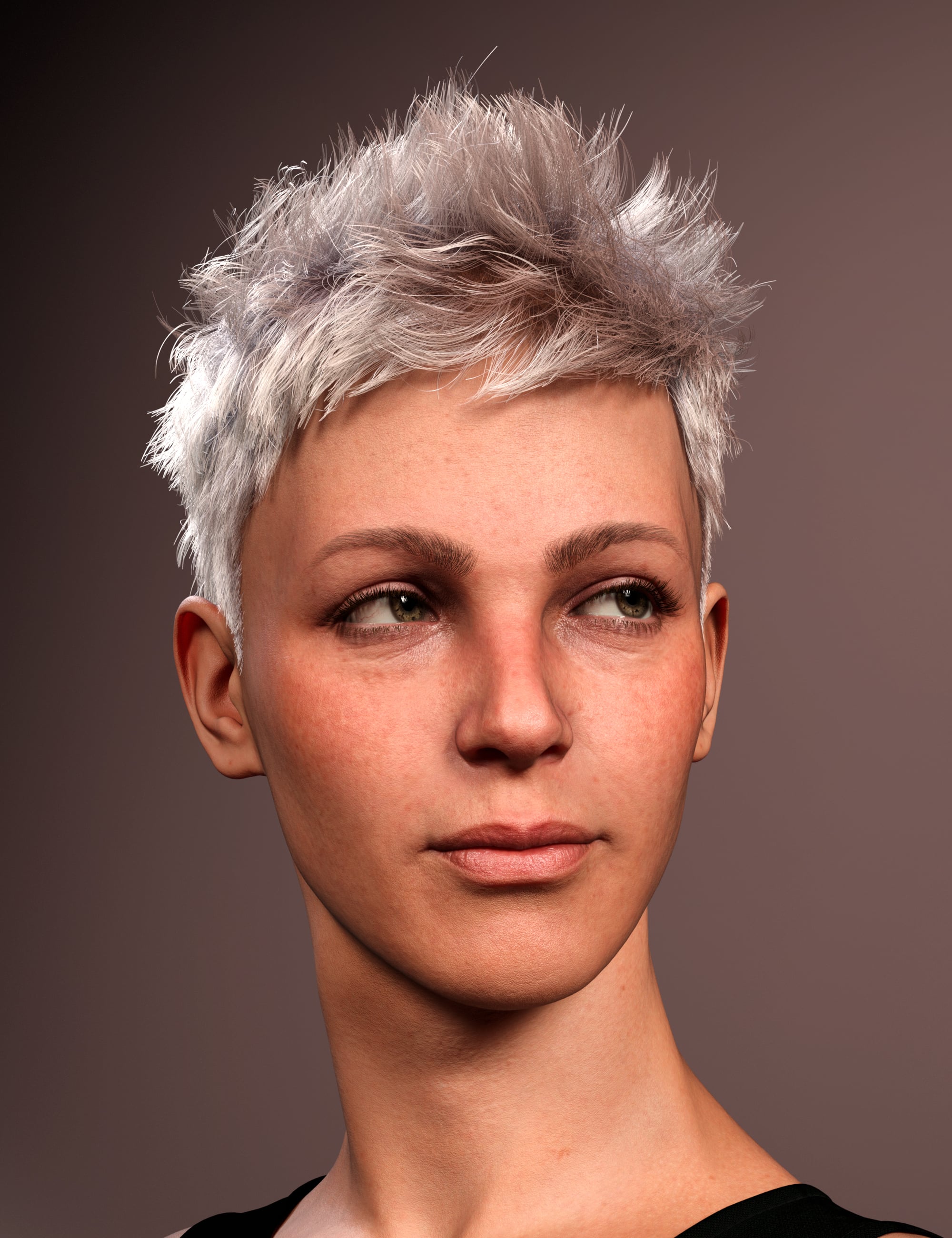 dForce FE Strand-Based Airplane Hair for Genesis 9 | Daz 3D