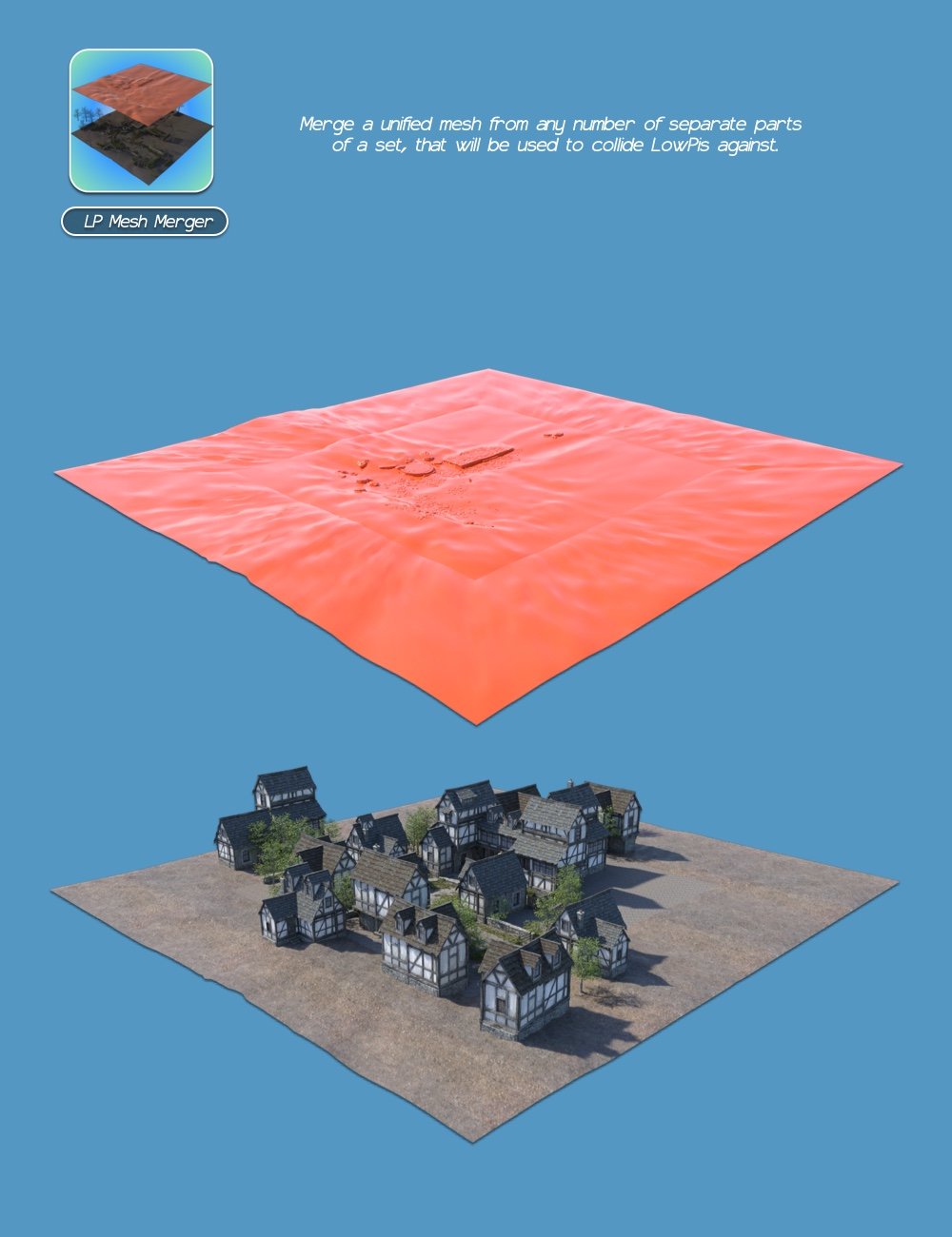 LowPi Crowd Generator Plus Extension | Daz 3D