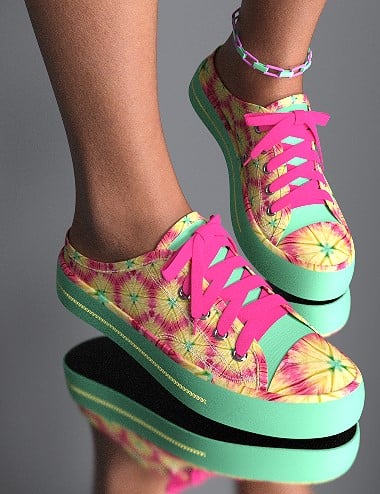 Supreme - ADD ON Textures Mule Sneakers - Vol.2 | Daz 3D