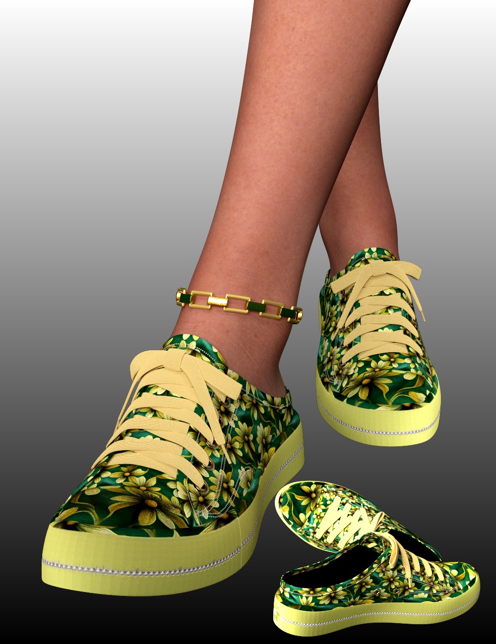 Supreme - ADD ON Textures Mule Sneakers - Vol.2 | Daz 3D