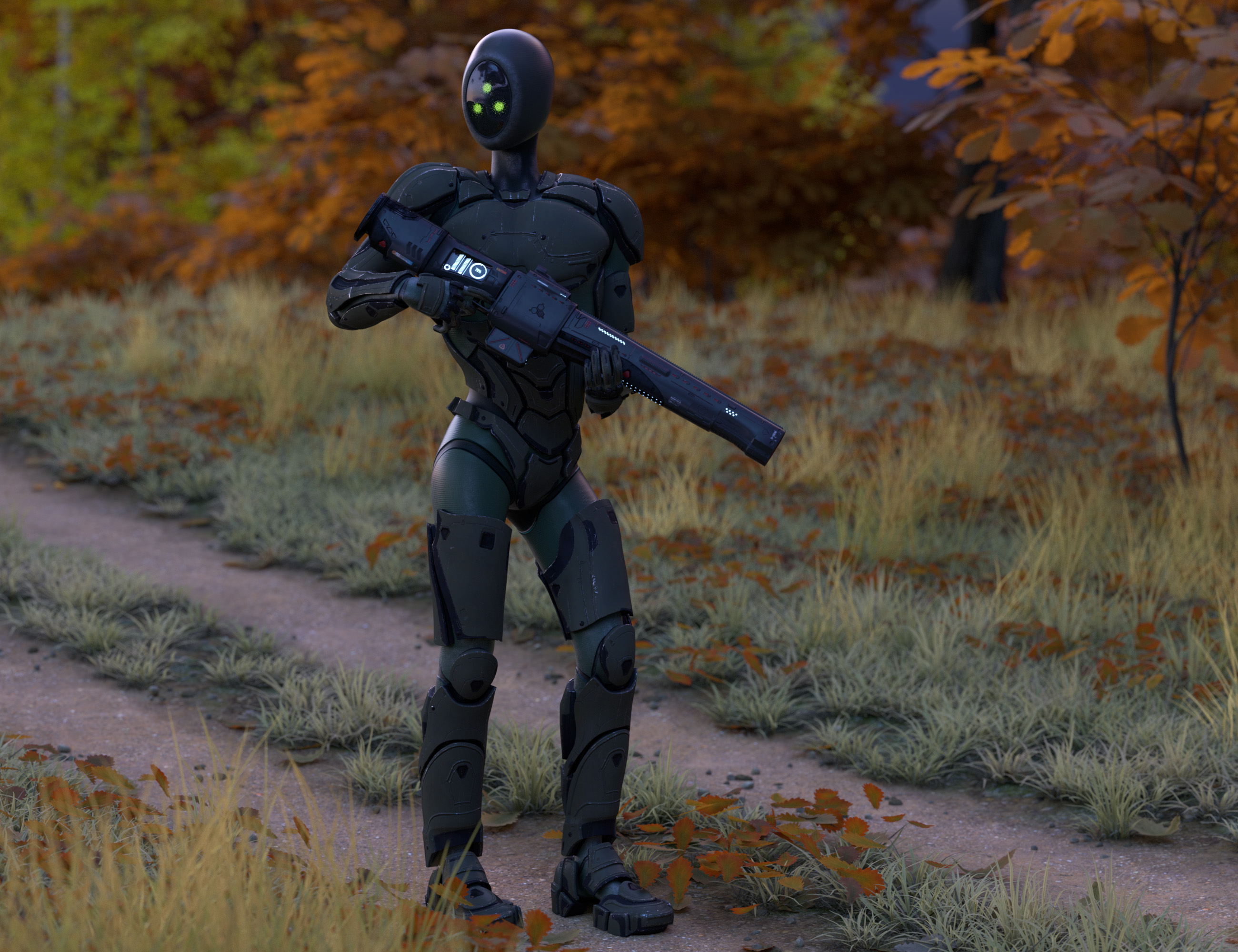 Oso Robot Servant for Genesis 9 | Daz 3D