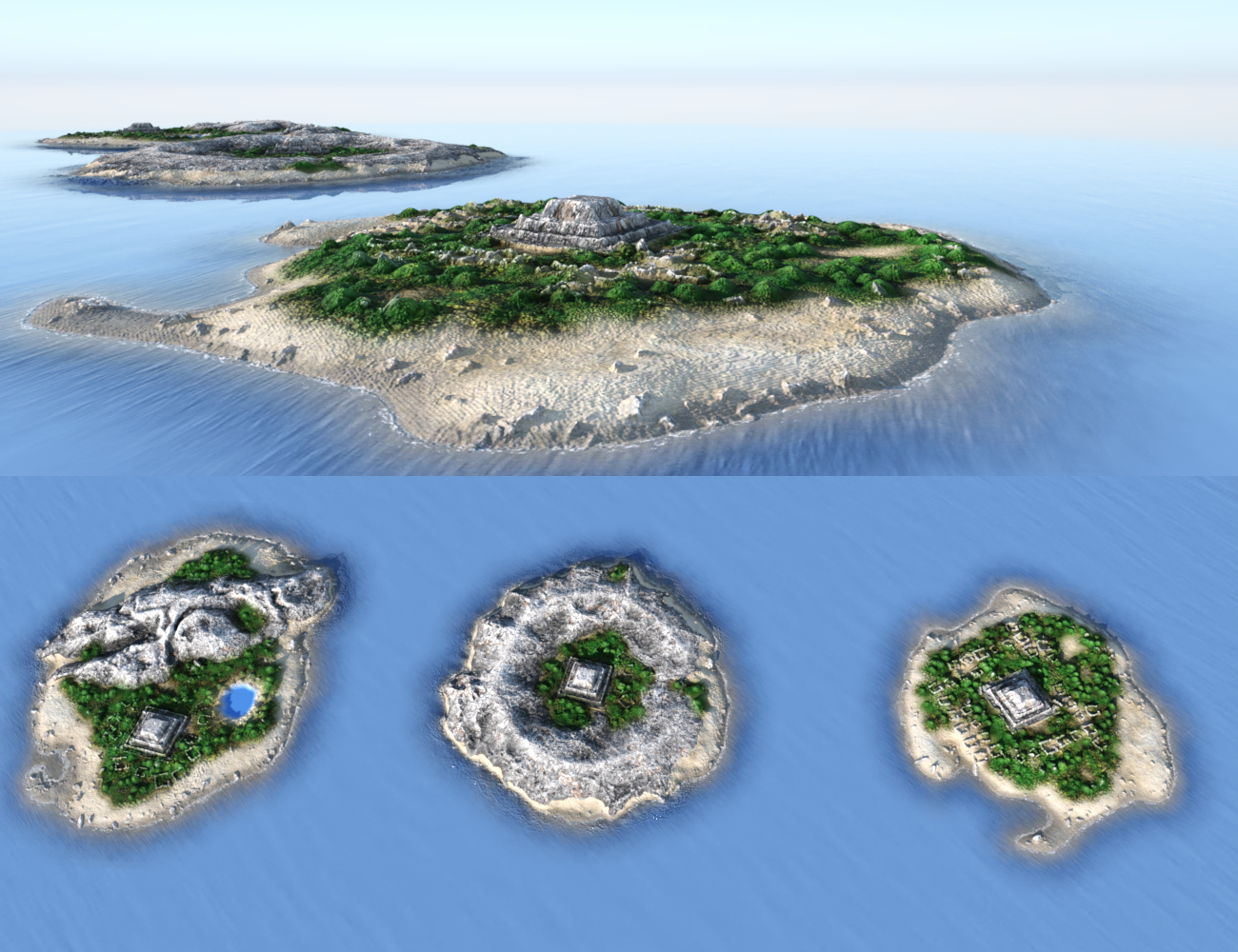 From Above: Islands | Daz 3D