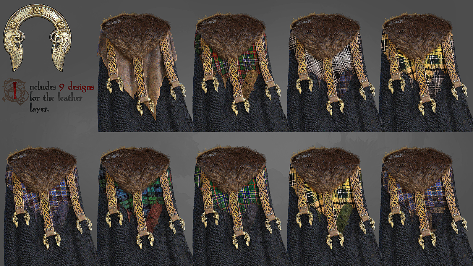 STF Brutal Gear - Adventurer Cape | Daz 3D