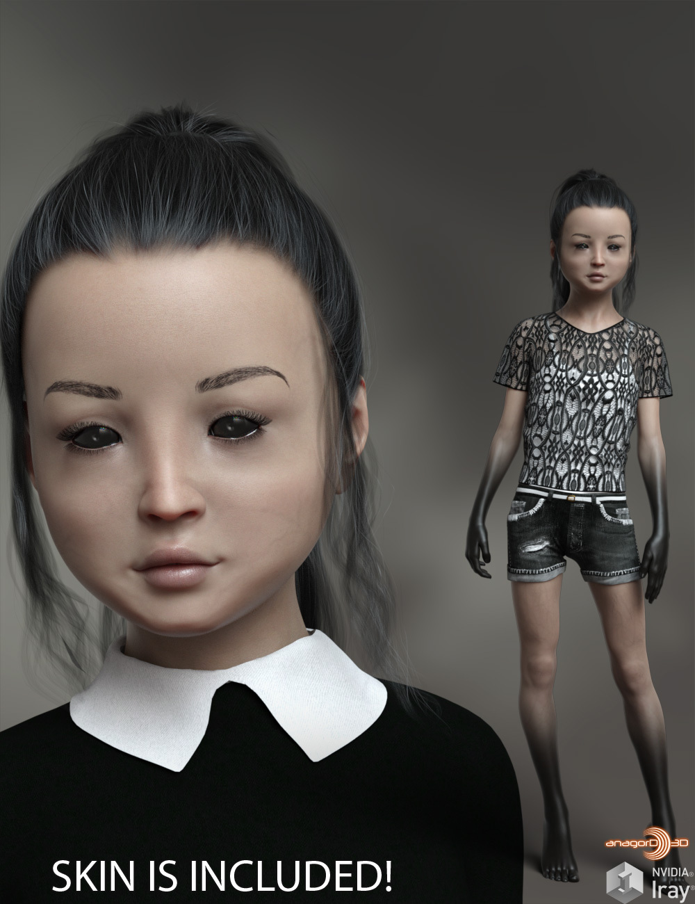 Anagord Wicked Kids G8F Vol 1 | Daz 3D