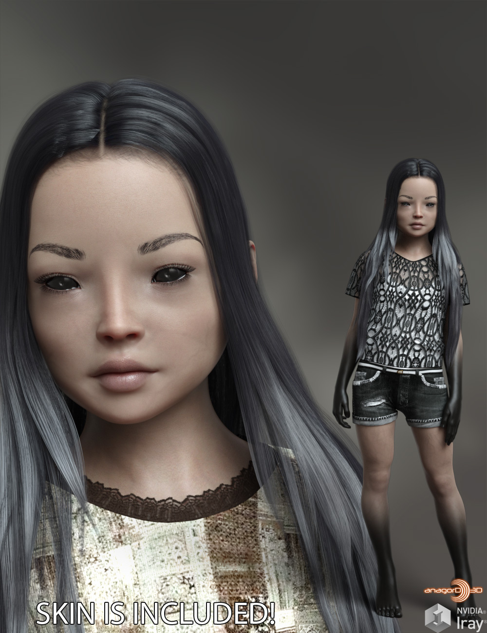Anagord Wicked Kids G8F Vol 1 | Daz 3D