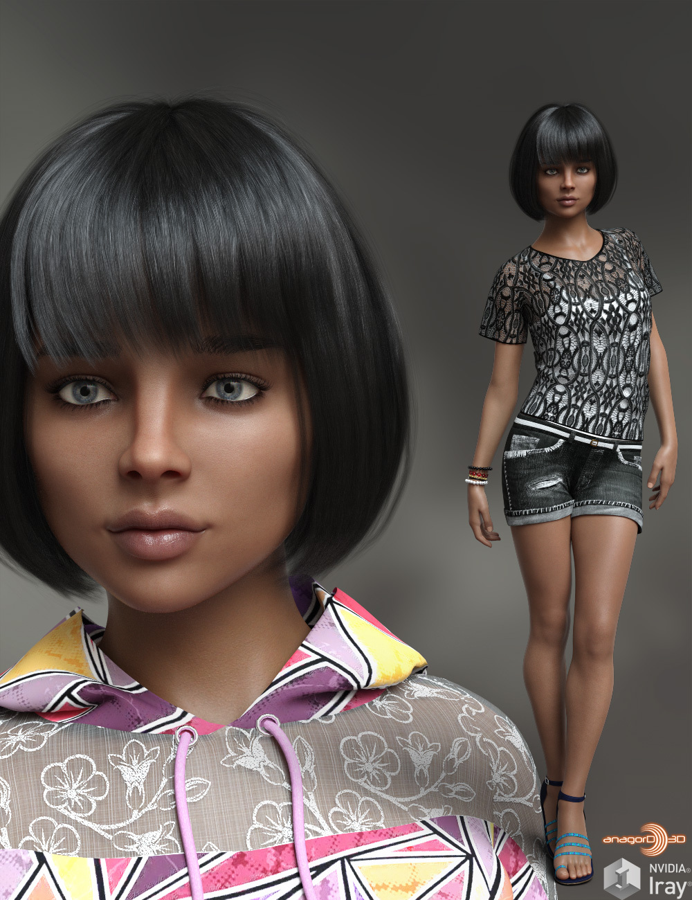 Anagord Teens G8F Vol 9 | Daz 3D