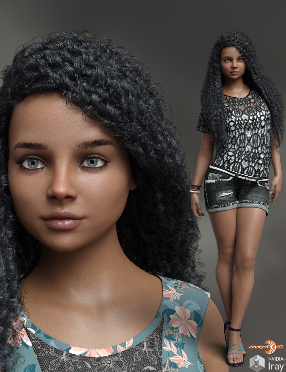 Anagord Teens G8F Vol 9 | Daz 3D