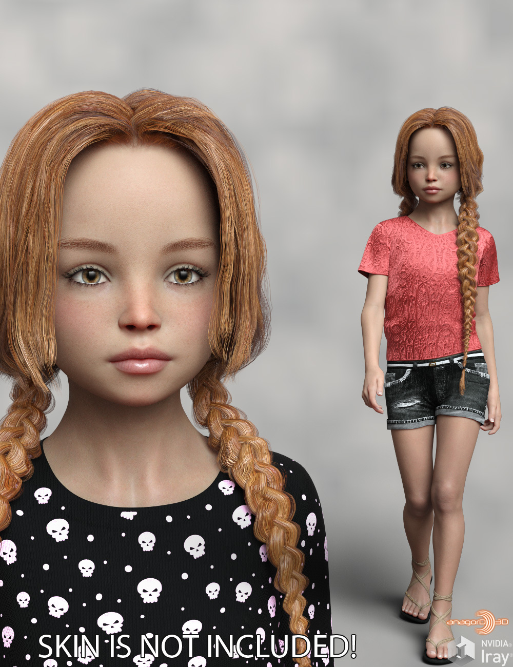 Anagord Kids G8F Vol 2 | Daz 3D