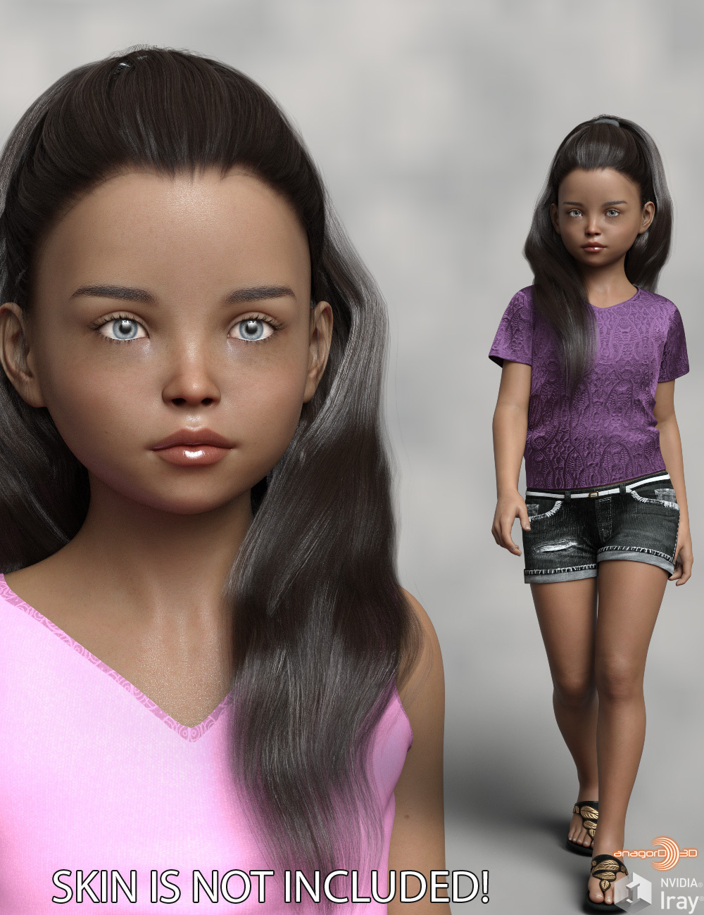 Anagord Kids G8F Vol 2 | Daz 3D