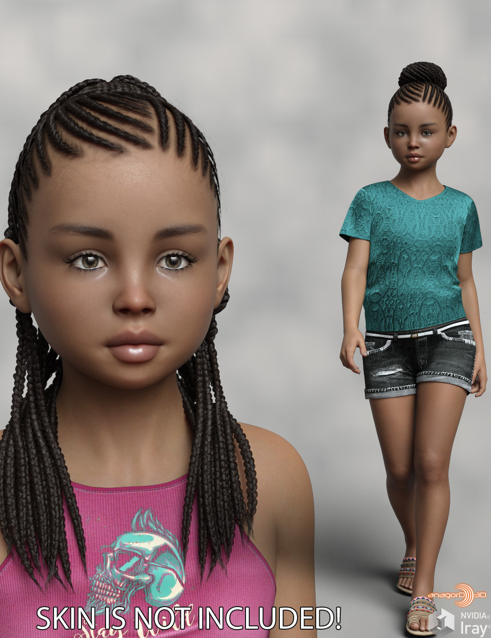 Anagord Kids G8F Vol 2 | Daz 3D