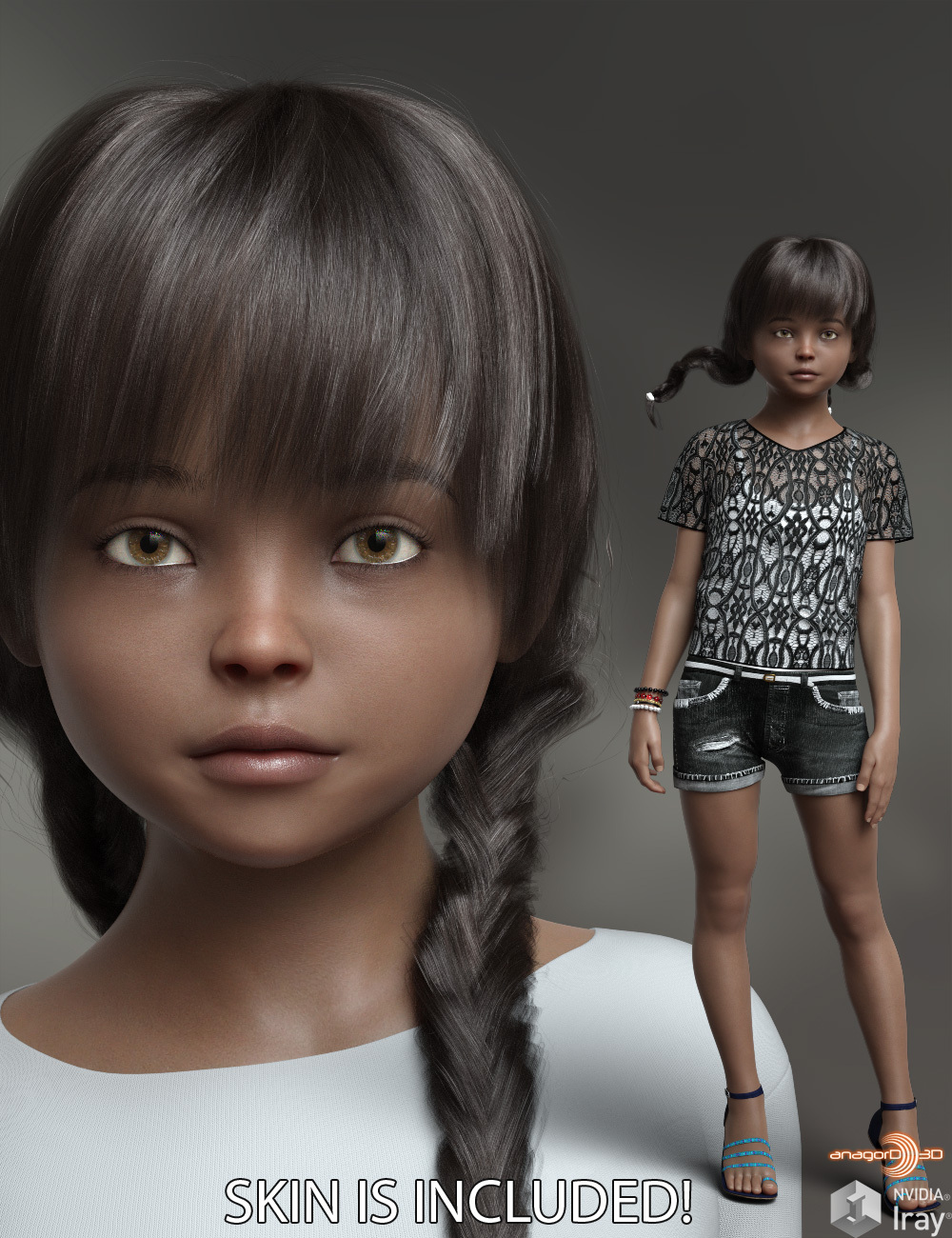 Anagord Kids G8F Vol 5 | Daz 3D