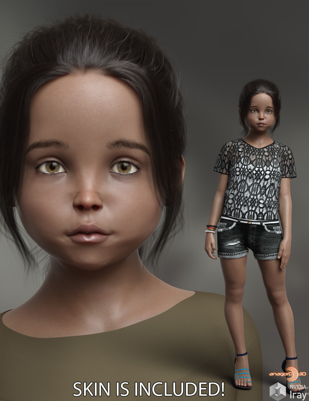Anagord Kids G8F Vol 5 | Daz 3D