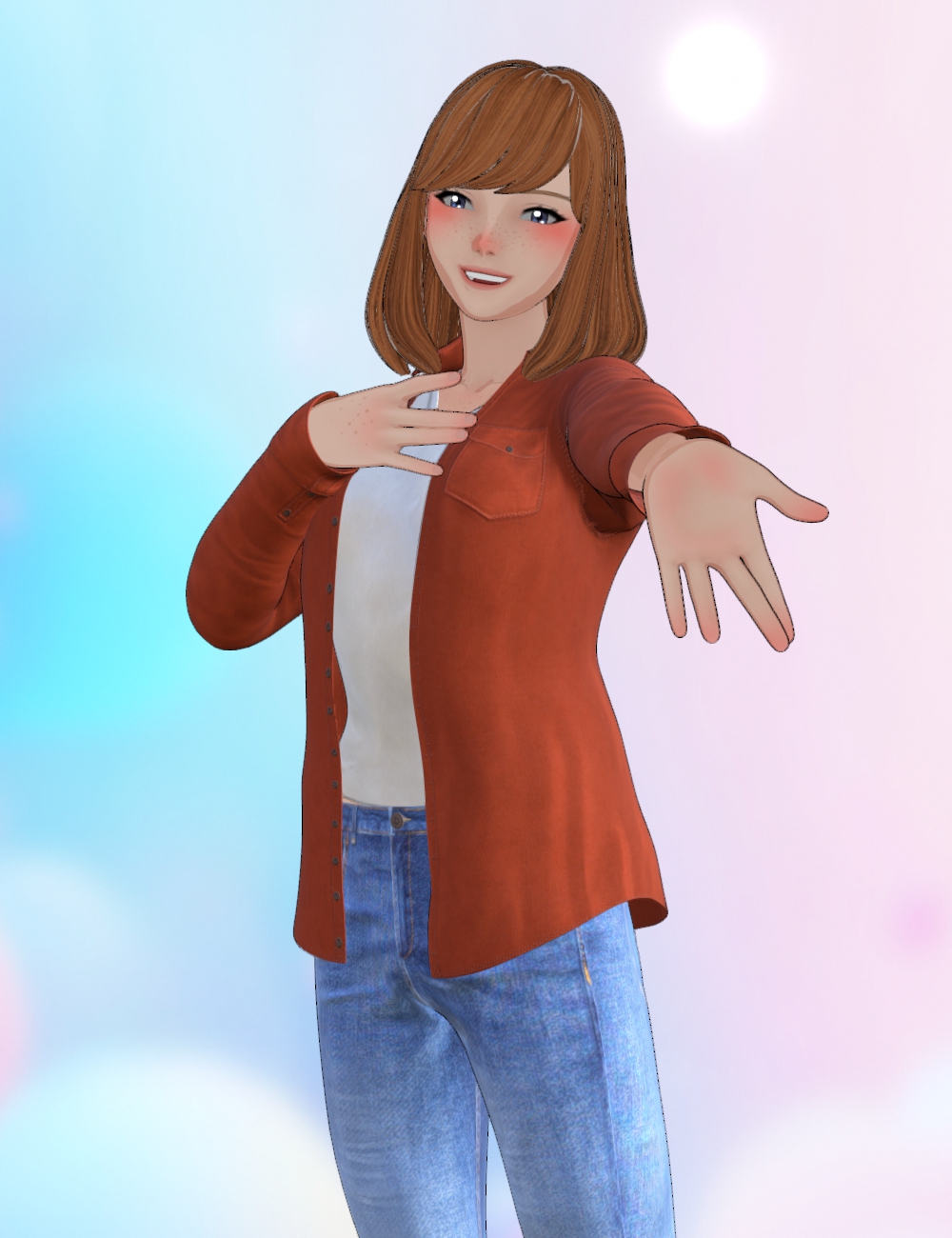 Doki Doki Anime Poses | Daz 3D
