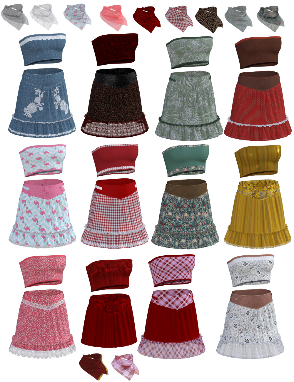 SIC dForce Edna Set for Genesis 9 | Daz 3D