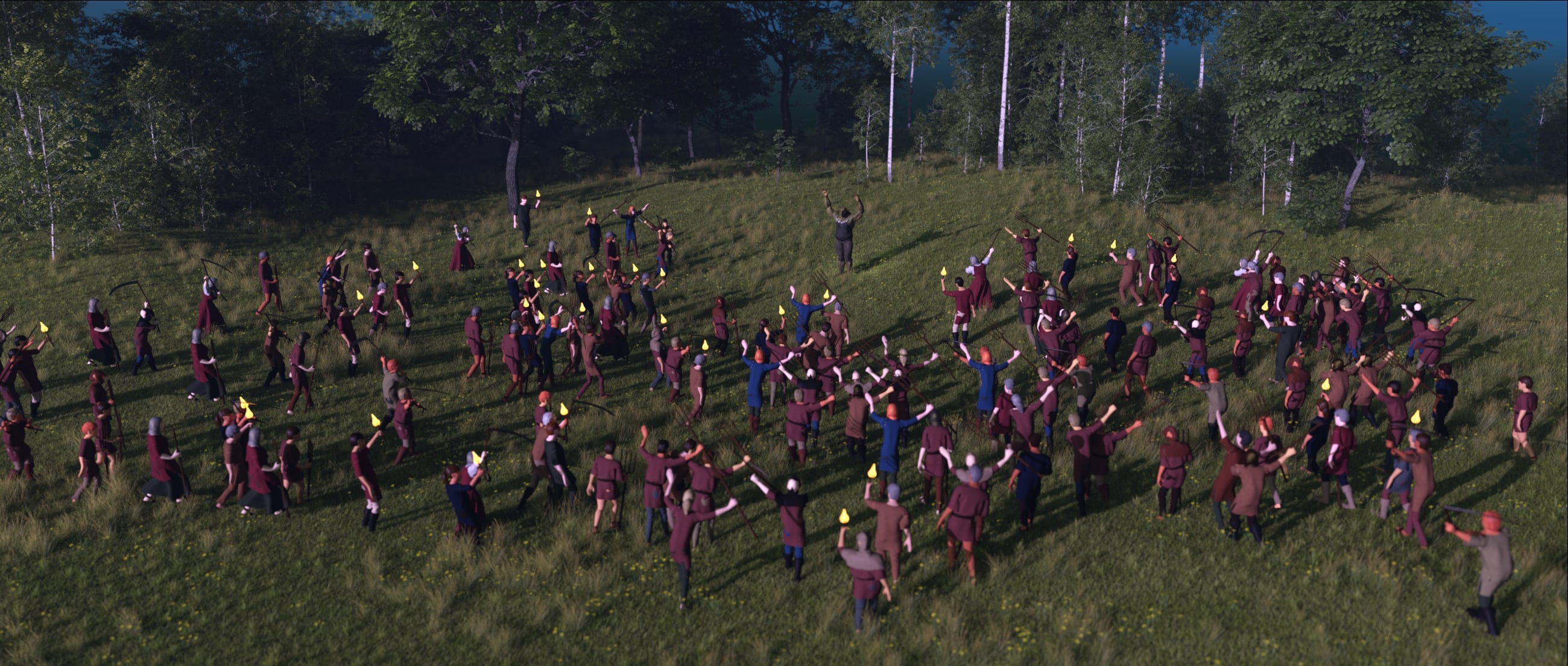 LowPoly Crowd Creator Expansion: Medieval Life | Daz 3D