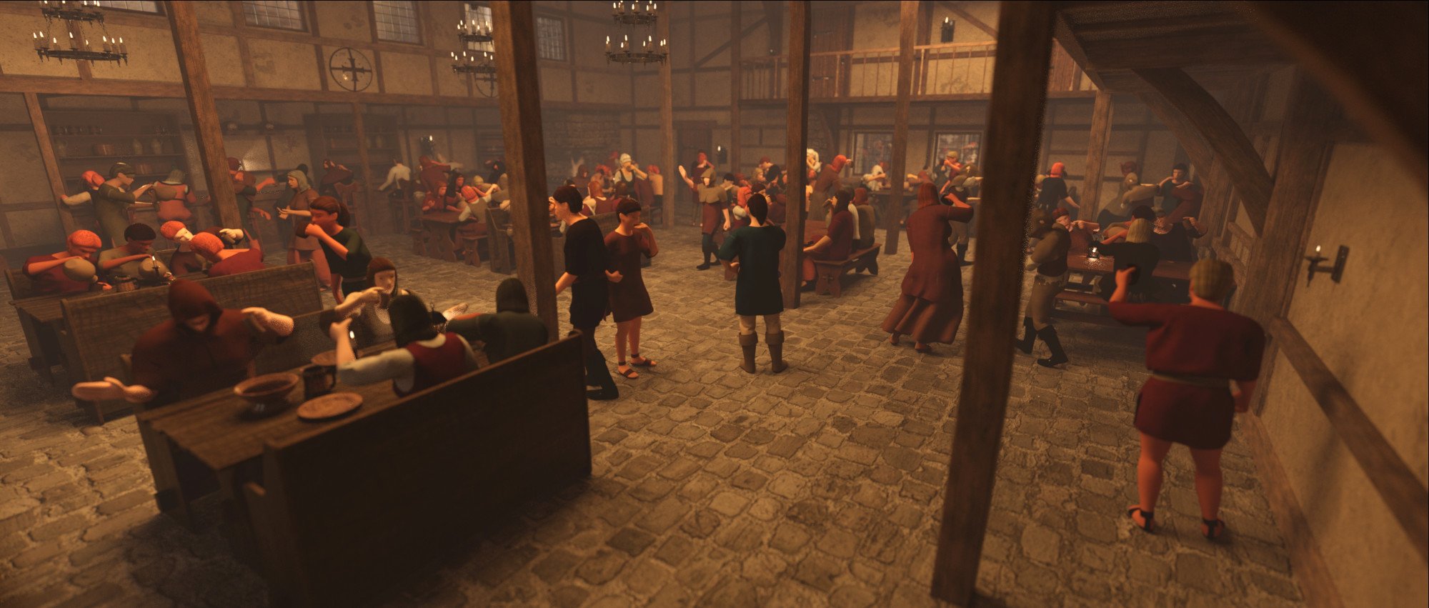 LowPoly Crowd Creator Expansion: Medieval Life | Daz 3D