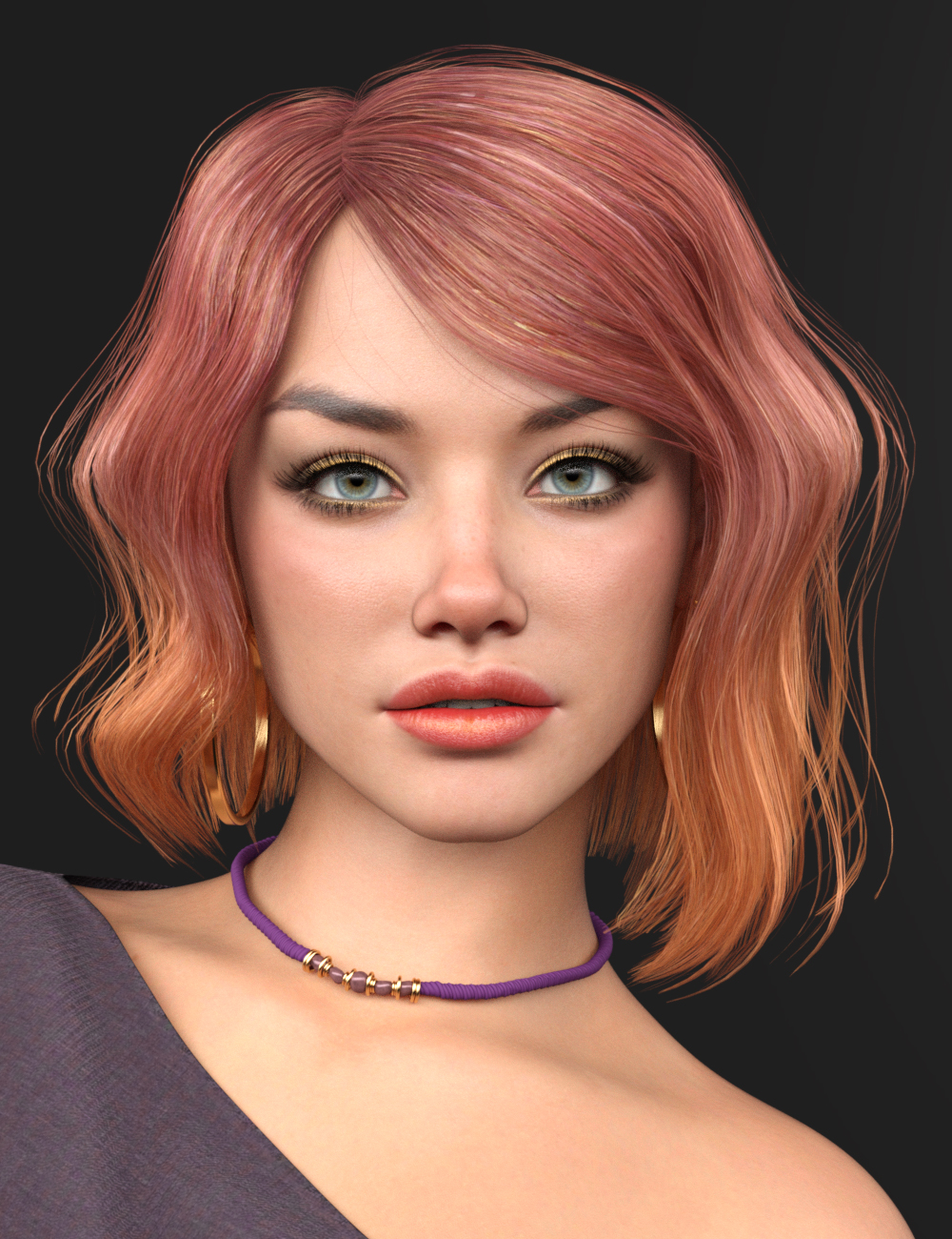 Dina Hair for Genesis 9 | Daz 3D