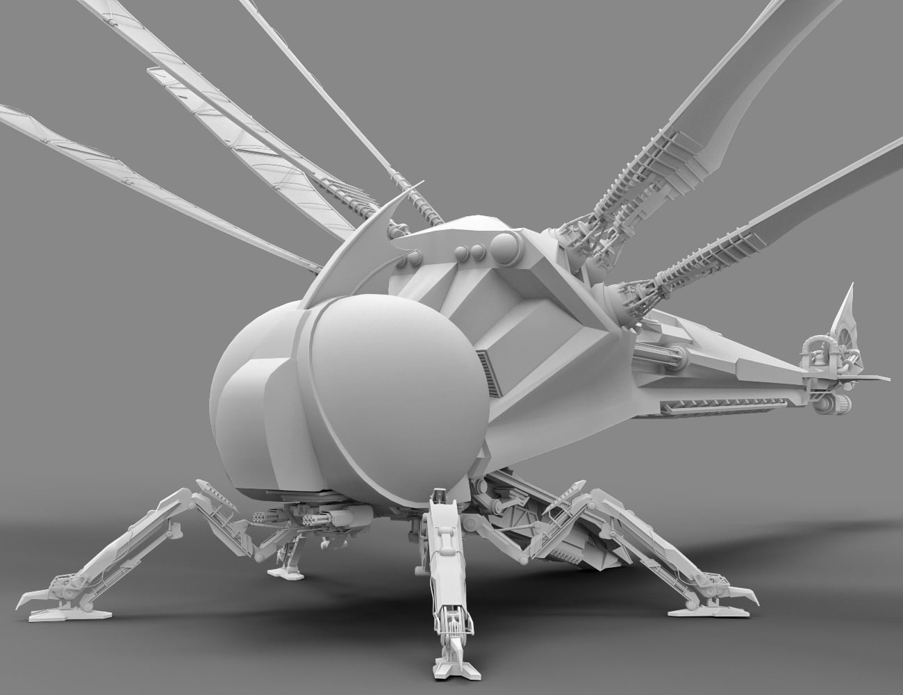 XI Fantasy Ornithopter | Daz 3D
