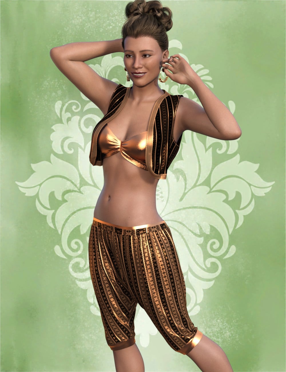 SIC dForce Cammy Dancer Set for Genesis 9 | Daz 3D