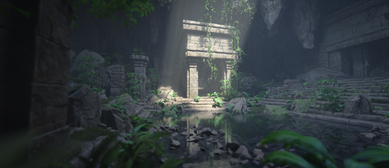 Hidden Beneath For The Temple Below And Temple Of Tranquility | Daz 3D