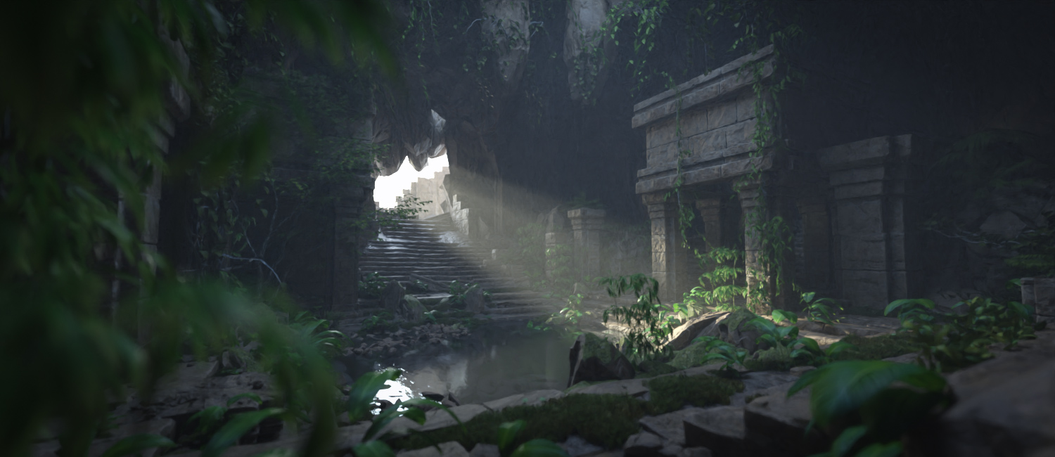 Hidden Beneath For The Temple Below And Temple Of Tranquility | Daz 3D