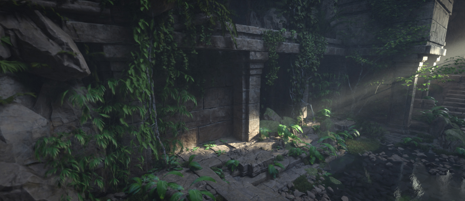 Hidden Beneath For The Temple Below And Temple Of Tranquility | Daz 3D