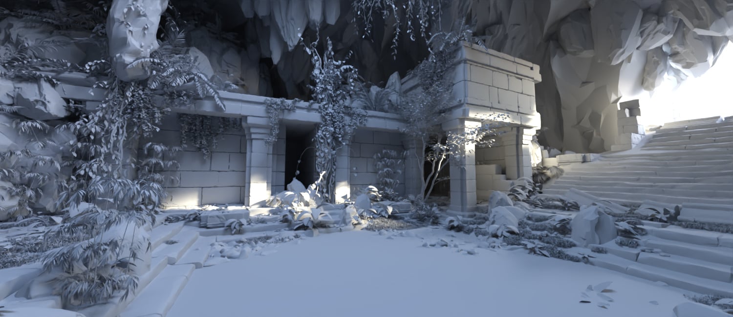 Hidden Beneath For The Temple Below And Temple Of Tranquility | Daz 3D