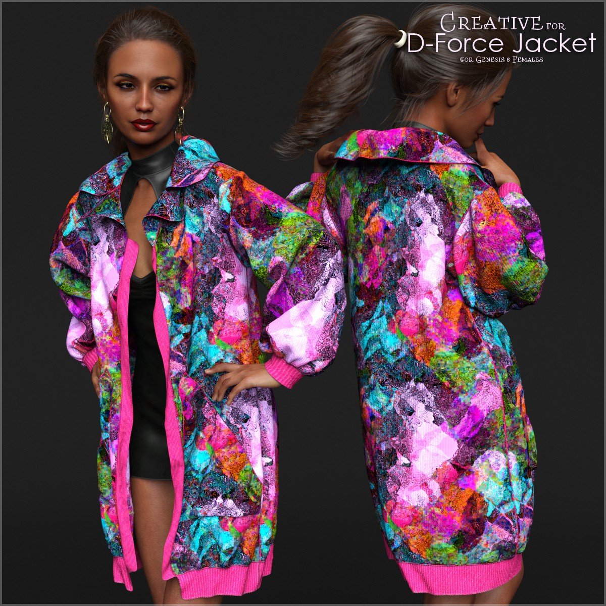 Creative for D-Force Jacket | Daz 3D