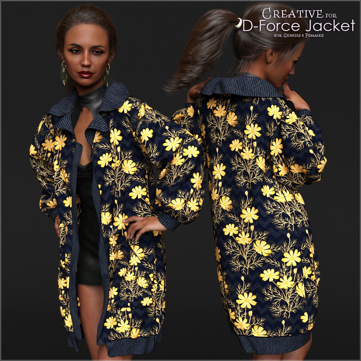 Creative for D-Force Jacket | Daz 3D