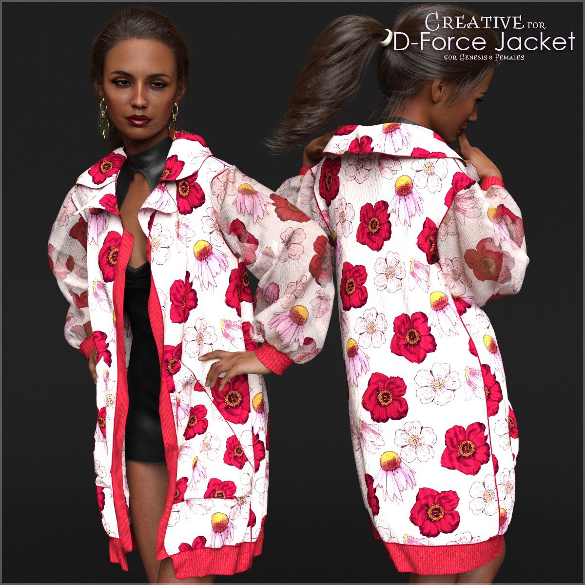 Creative for D-Force Jacket | Daz 3D