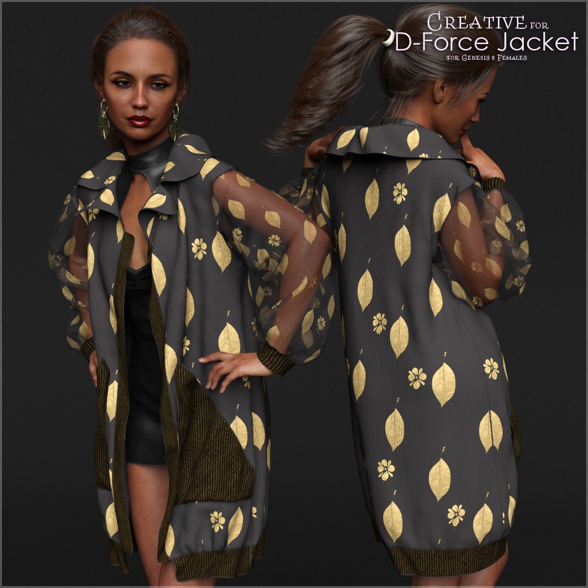 Creative for D-Force Jacket | Daz 3D